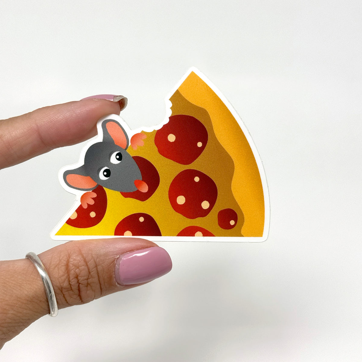 Pizza Rat Die-Cut Vinyl Sticker – Fun NYC-Inspired Street Style ...